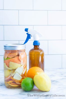 HOW TO MAKE HOMEMADE CITRUS CLEANER FOR PENNIES - thewittygrittylife.com