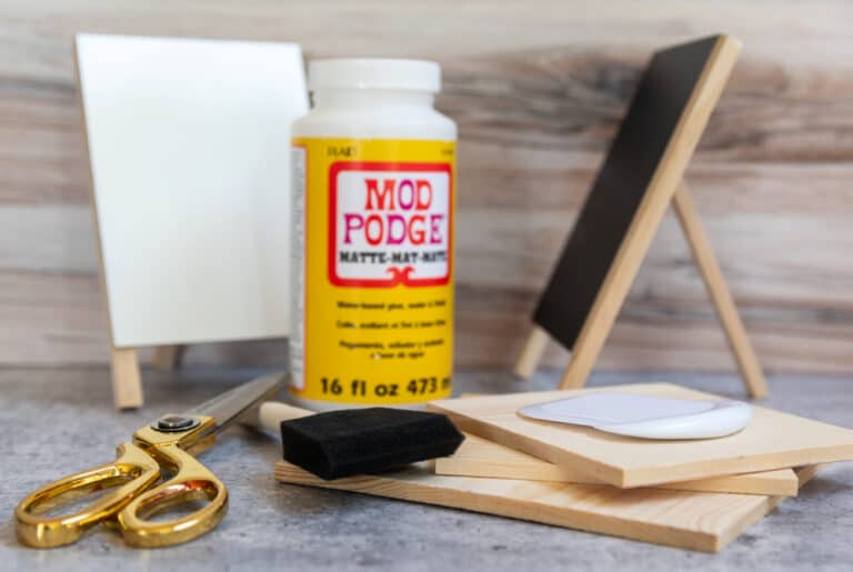 EASY FALL SIGNS WITH MOD PODGE – NO STENCILS NEEDED ...